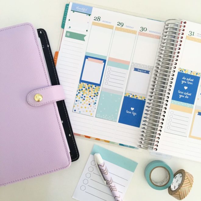 Printable Planner Kit - stickers, banners, mandalas - free download