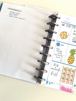 Happy Planner Bullet Journal ideas, printables - Space and Quiet