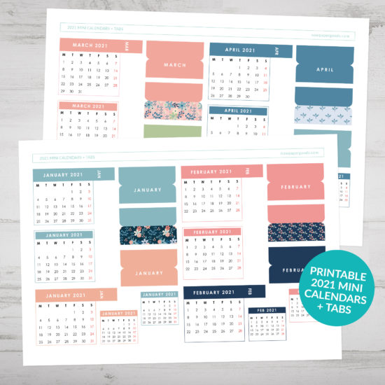 Printable Calendars Archives - Space And Quiet Journaling