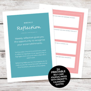 Printable Self-Care Journal to Boost Health and Happiness