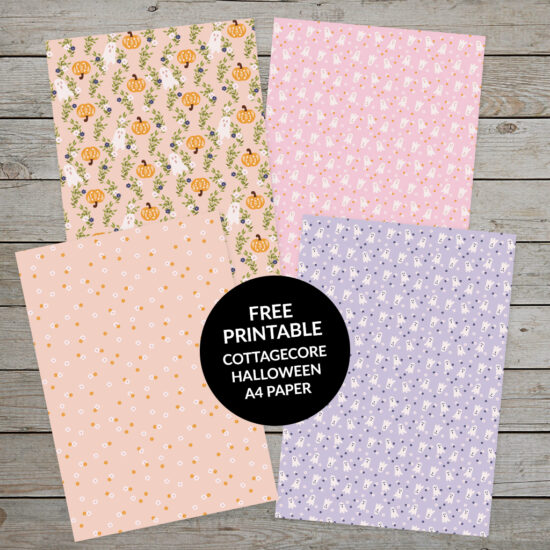 Cottagecore Halloween Printables for Journaling - space and quiet