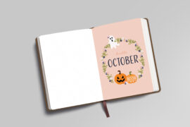 Cottagecore Halloween Printables for Journaling - space and quiet