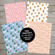 Christmas Printable Papers: Free Download - Space and Quiet