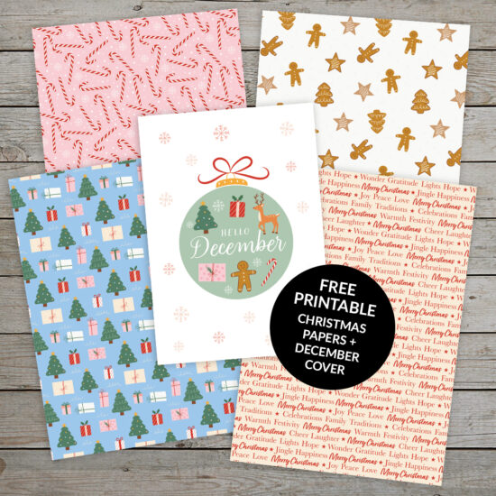 Christmas Printable Papers: Free Download - Space and Quiet
