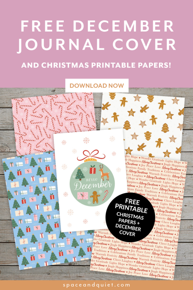 Christmas Printable Papers: Free Download - Space and Quiet