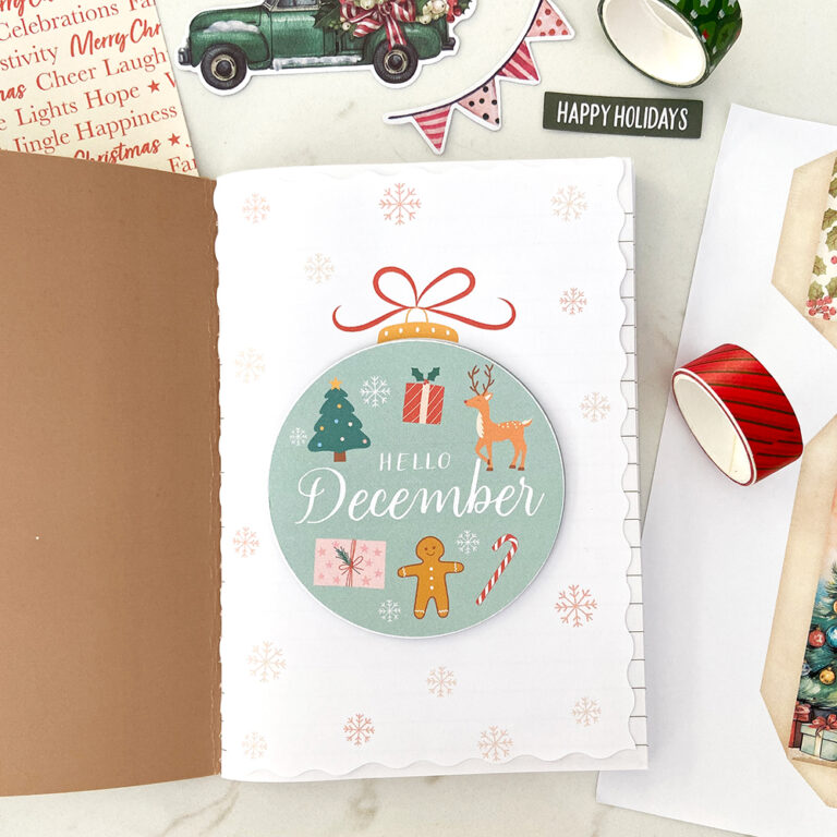 December Daily Junk Journal - Space And Quiet Journaling