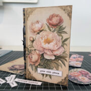 Peony Flower Junk Journal Printables - Space and Quiet Journaling
