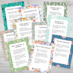 Yearly Reflection Journaling Cards Printable - Space And Quiet
