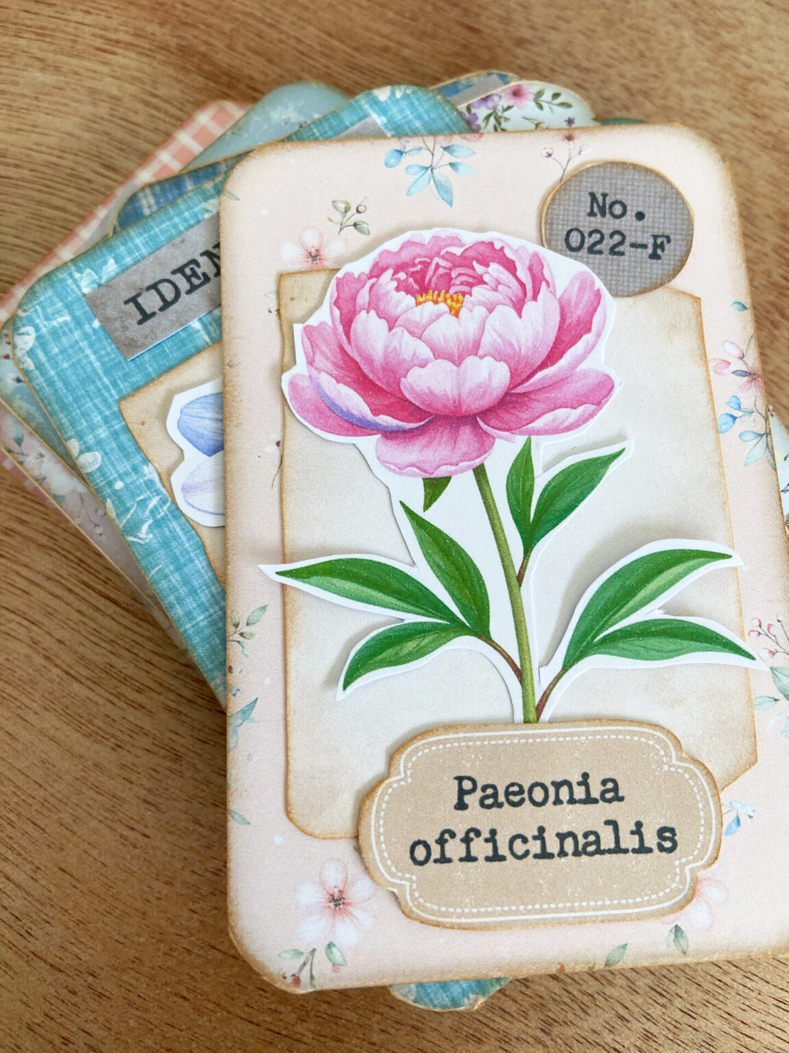 Junk Journal Flower Specimen Cards - Space and Quiet Journaling